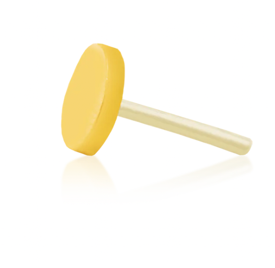 Junipurr Gold Disk Pin End – Lost Lake Tattoo & Piercing Co.