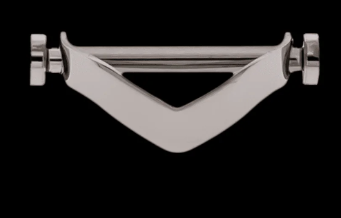 v-Shape Nose Bridge Cuff with Flat Ends – Lost Lake Tattoo & Piercing Co.