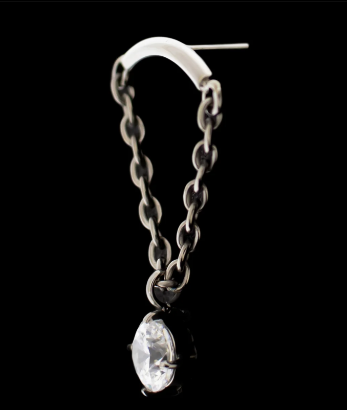 Khrysos Emma Titanium Hidden Helix Pin – Lost Lake Tattoo & Piercing Co.